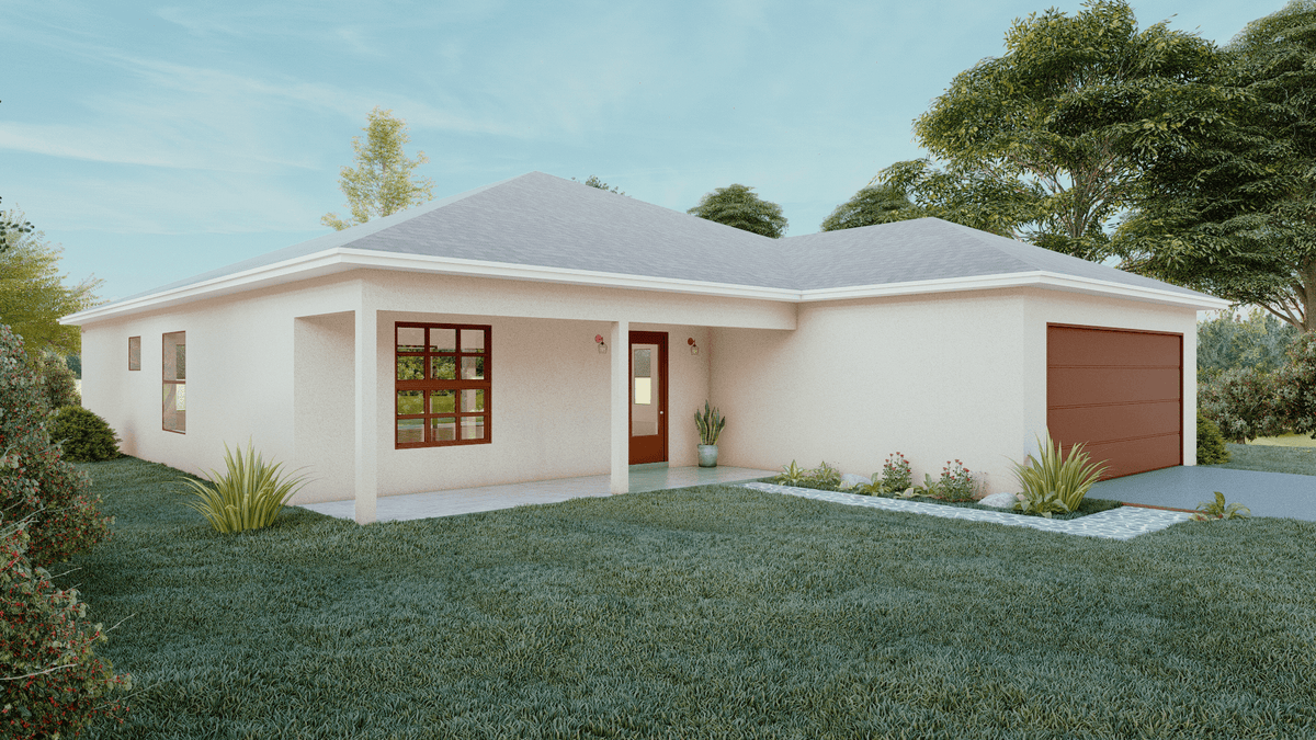 House Plans Model 1347– My Florida House Plans
