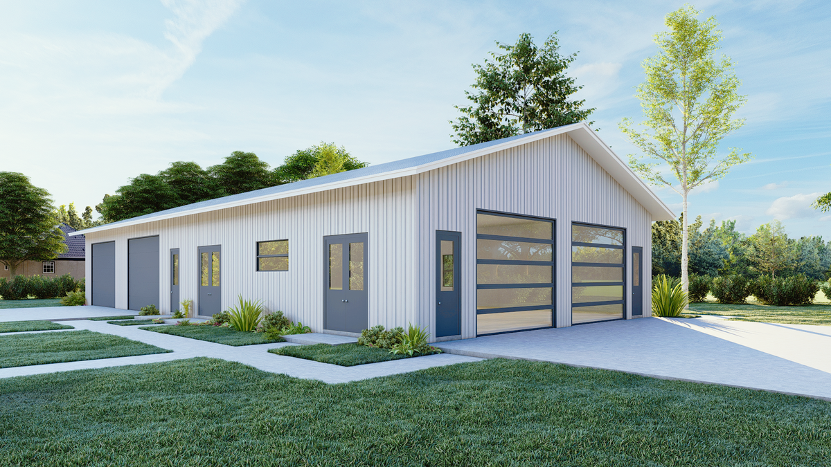 Barndominium Plans Model 1600 #2– My Florida House Plans