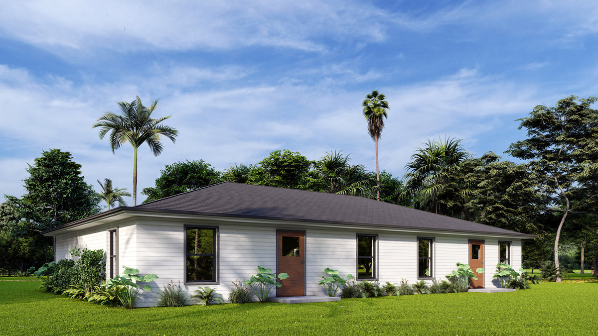Florida Bungalow Duplex Plans Modern Duplex House Plans Blog
