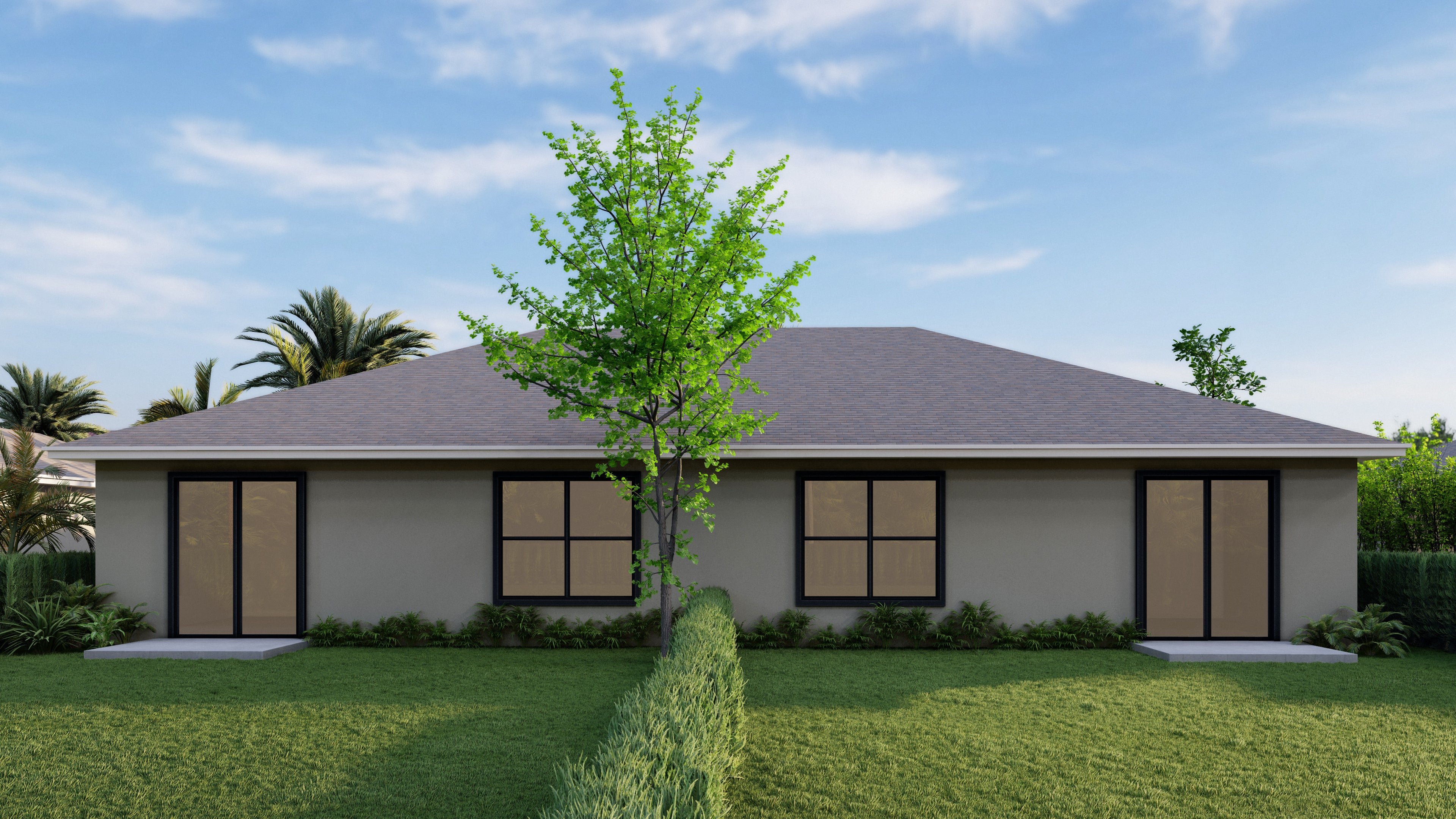 Duplex Plans Model 913– My Florida House Plans