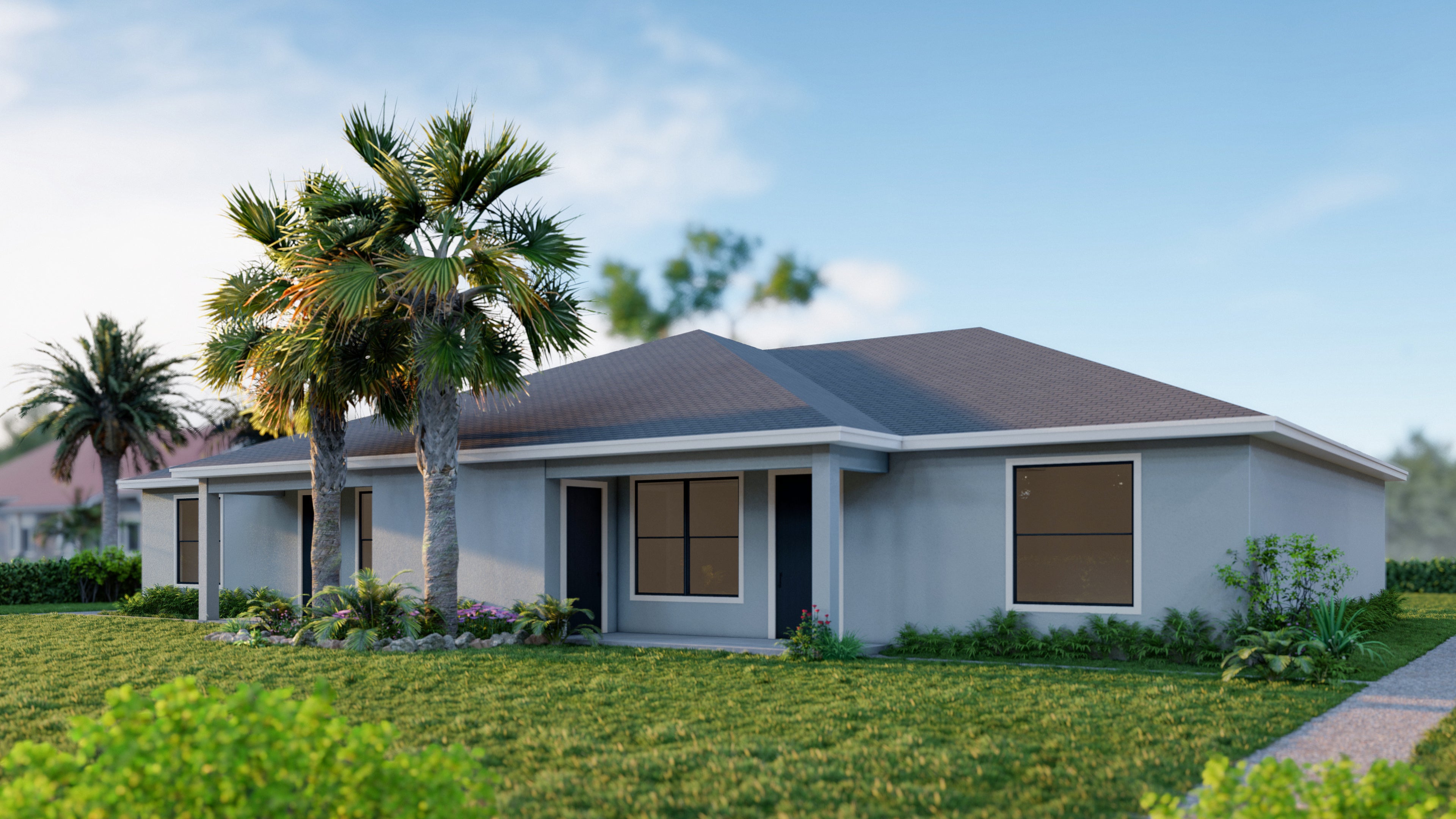 Duplex Plans Model 1167– My Florida House Plans