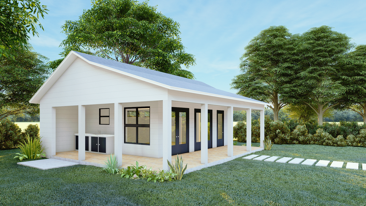 Guest House Plans Model 498– My Florida House Plans