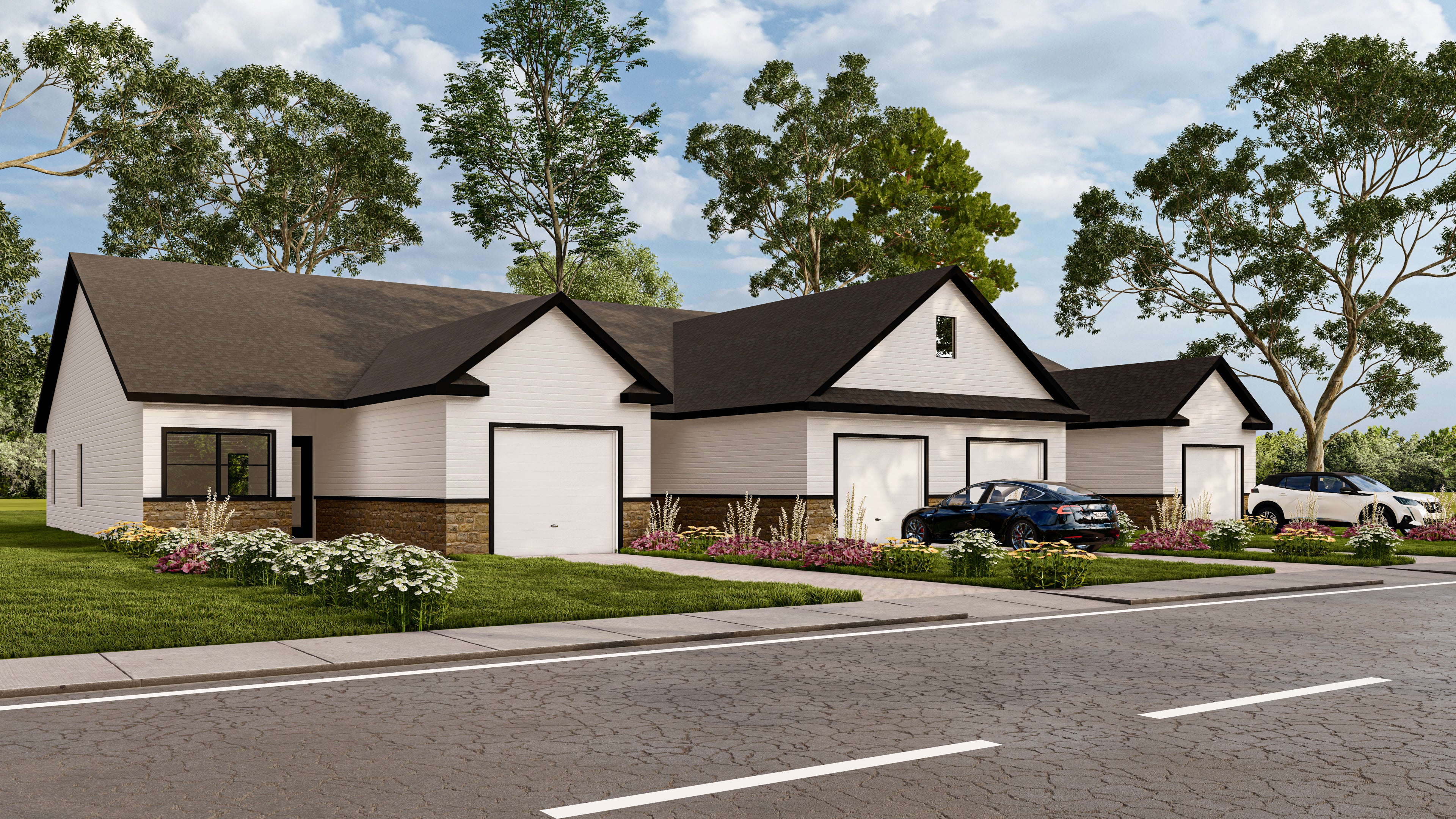 Quadplex Plans Model 1246– My Florida House Plans
