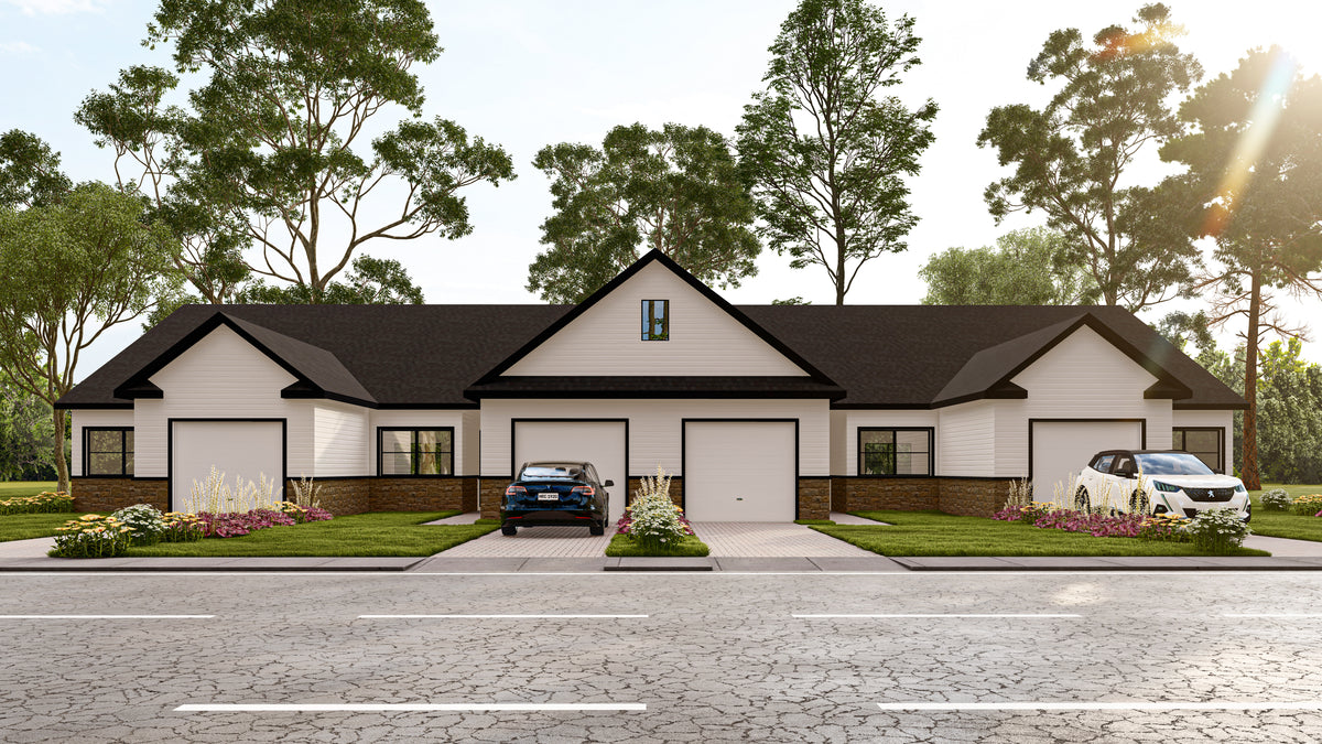 Quadplex Plans Model 1246– My Florida House Plans